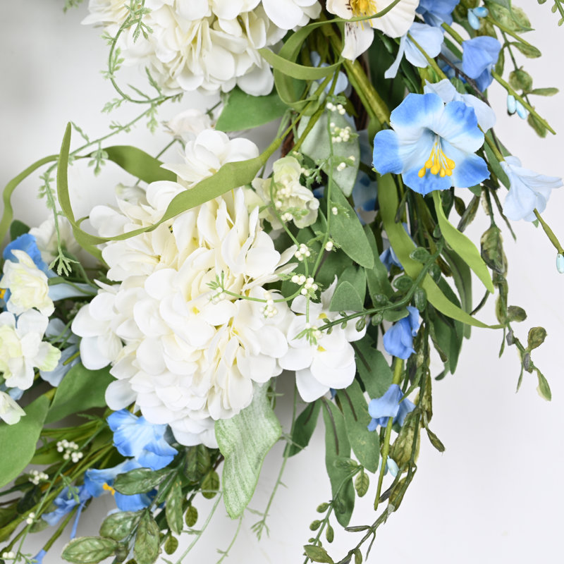The Holiday Aisle® 24" Artificial Spring Summer Blossoms Cluster ...