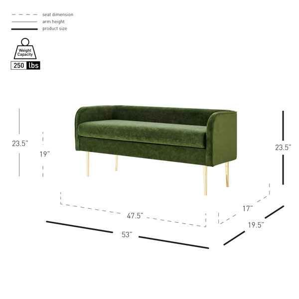 Willa Arlo™ Interiors Priscila Bench & Reviews | Wayfair