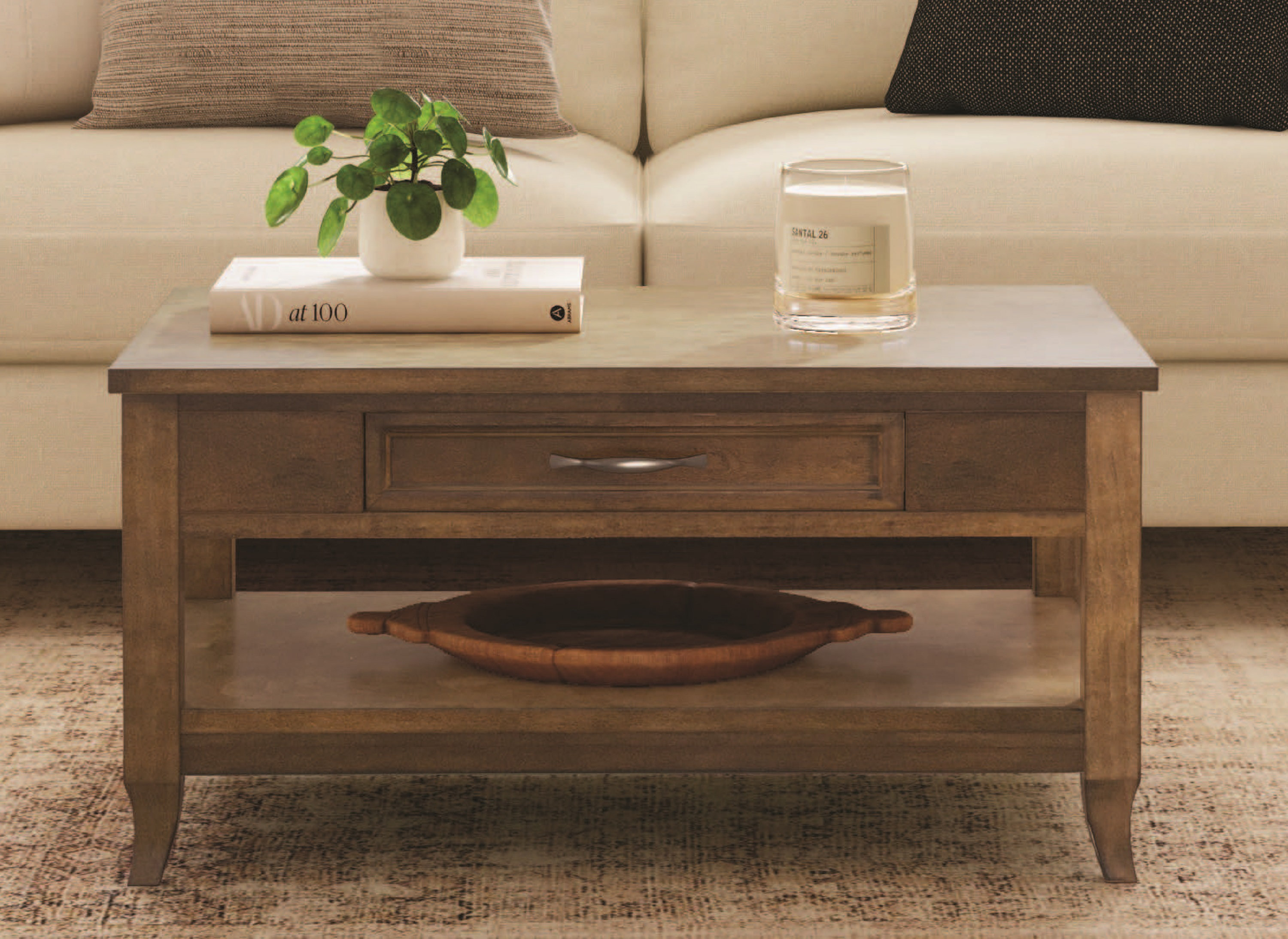 Lark Manor™ Eldrin Almond Wood Cocktail Table | Wayfair