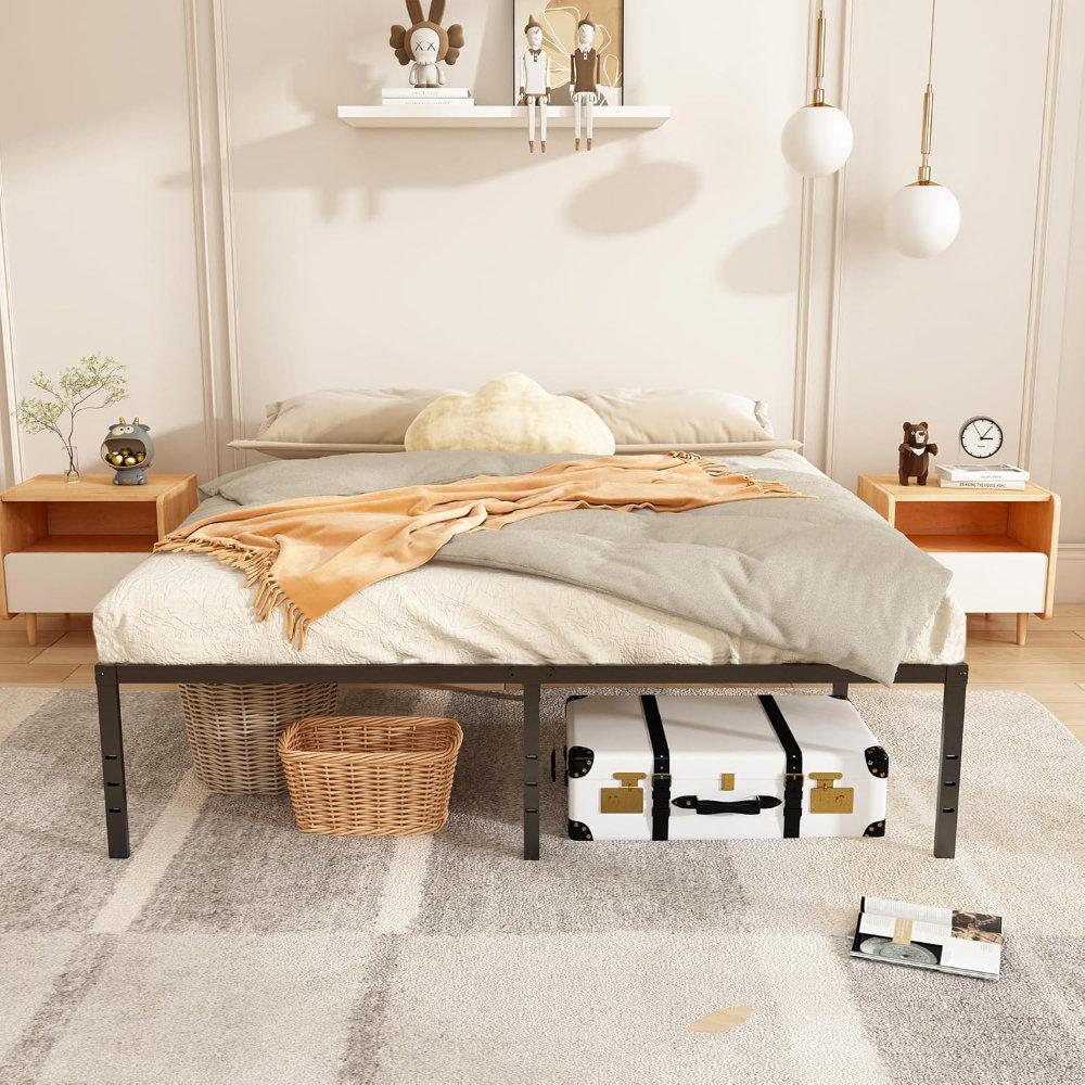 Latitude Run® 18 InchBed Frame Heavy Duty Metal Frames No Box Spring ...