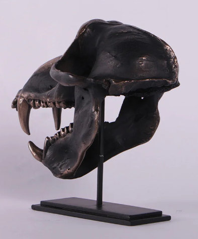 Trinx Jermere Monkey Baboon Skull Life Size Statue | Wayfair