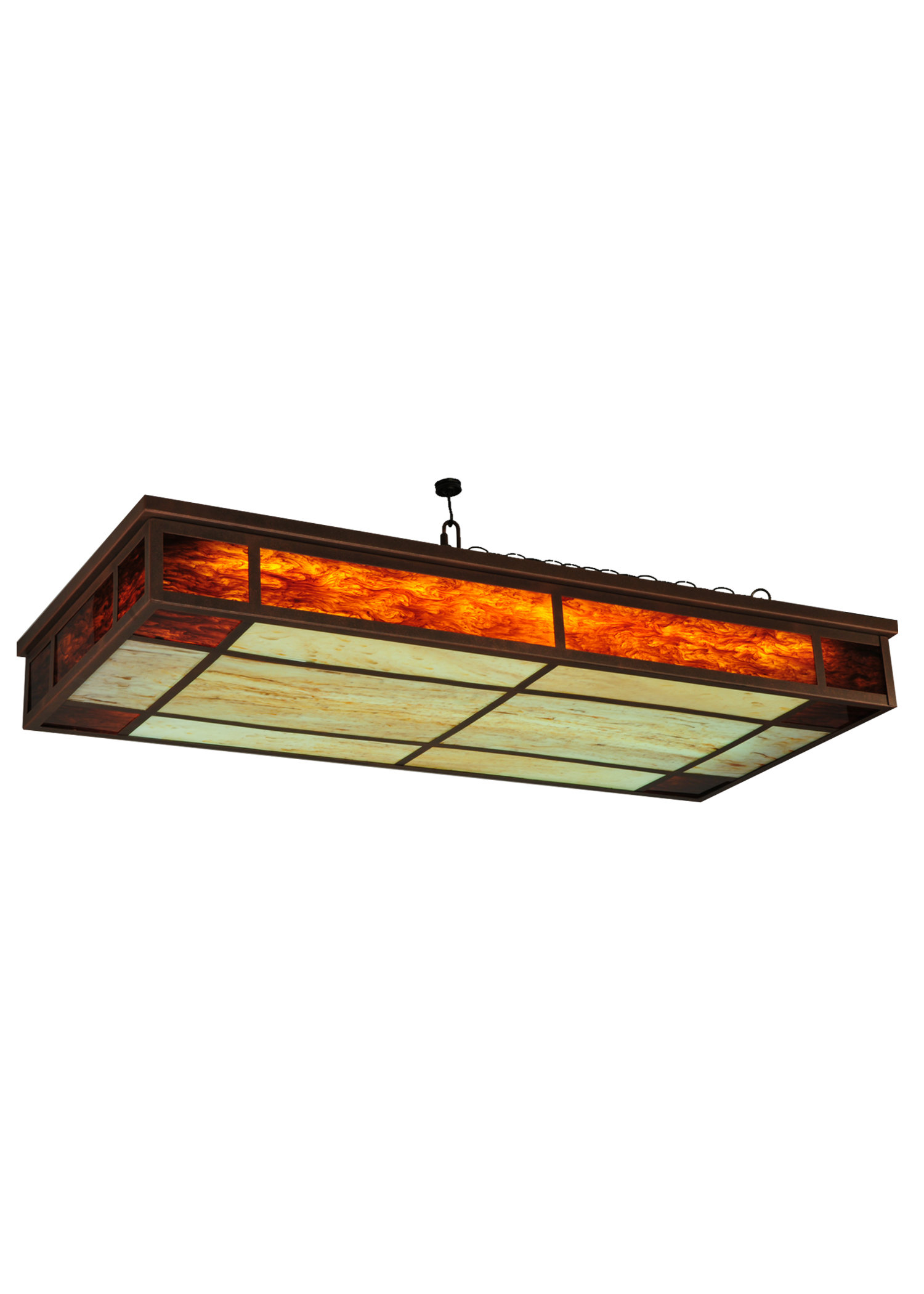 Meyda Lighting Blaze 3-Light 54" Flush Mount | Wayfair