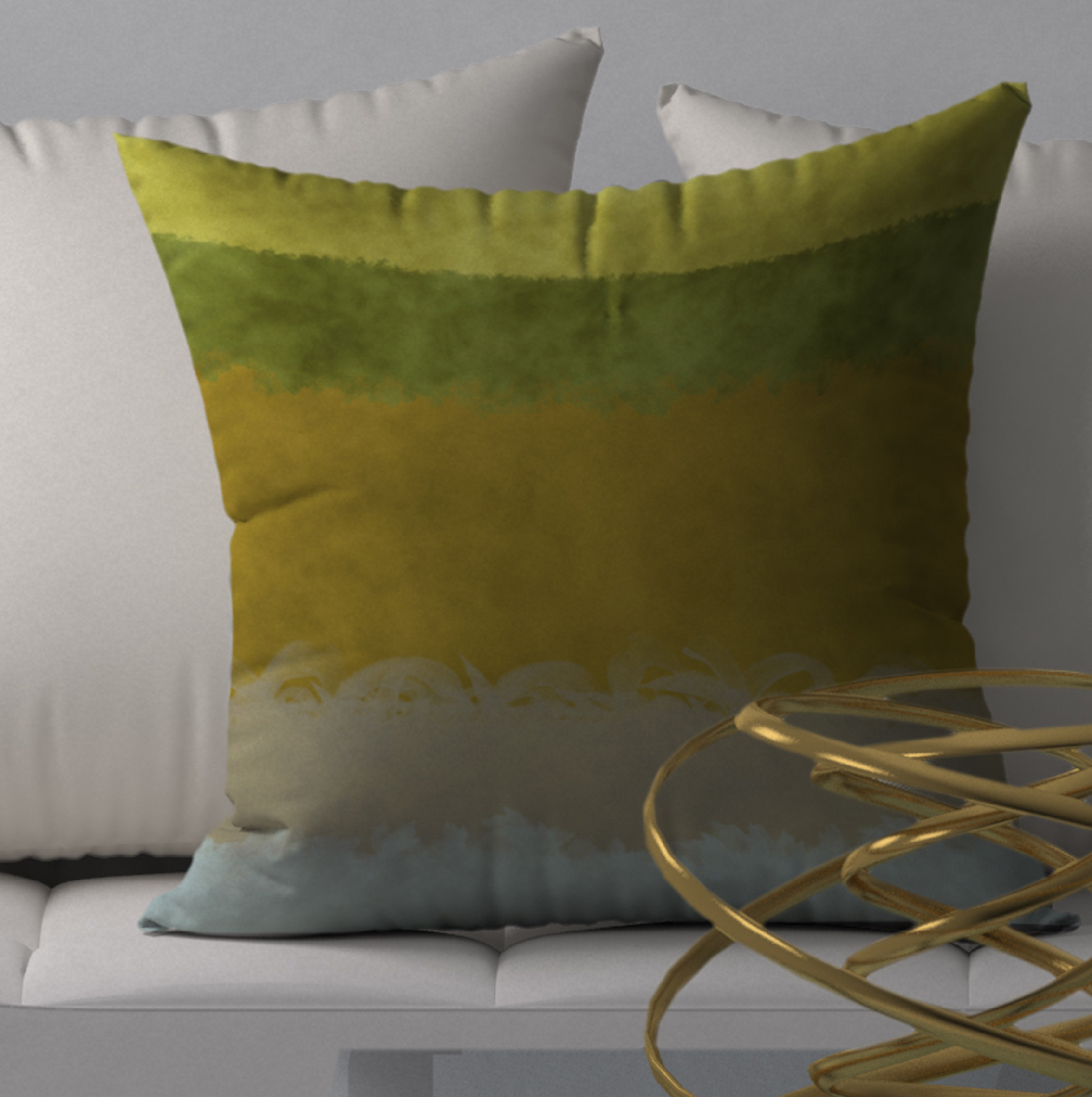 LeRoi Products Totally Singular Decorative Square Pillow Cover & Insert ...