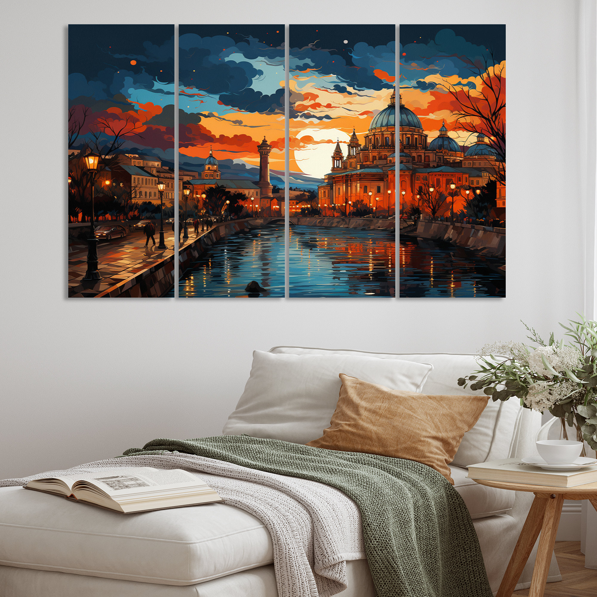 Design Art Popart Rome Cityscape - Rome Metal Wall Decor Set | Wayfair