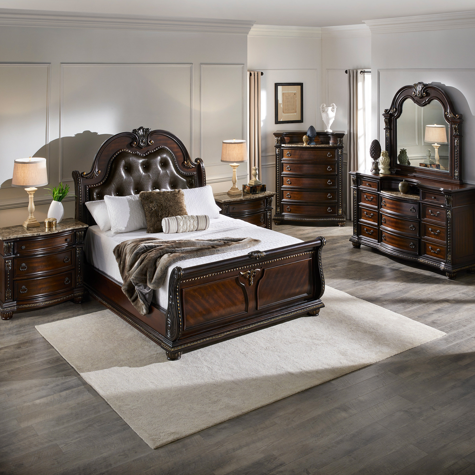 Rosdorf Park Kutana 6 Piece Bedroom Set | Wayfair