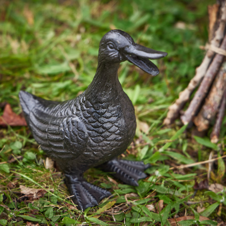 The Seasonal Aisle Ducks Metal Garden Statue | Wayfair.co.uk