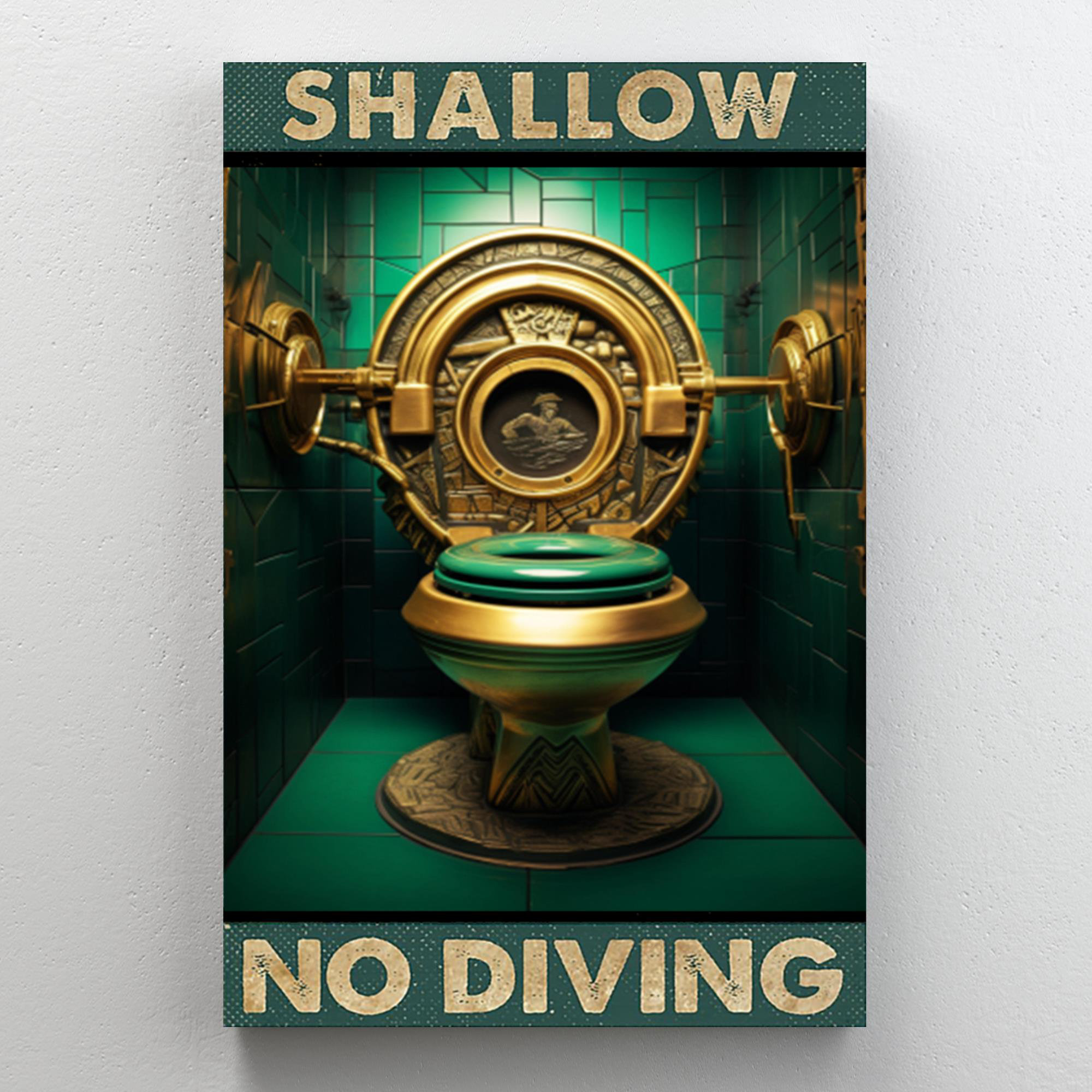 Trinx Shallow Not Diving 2 - 1 Piece Rectangle Graphic Art Print On ...