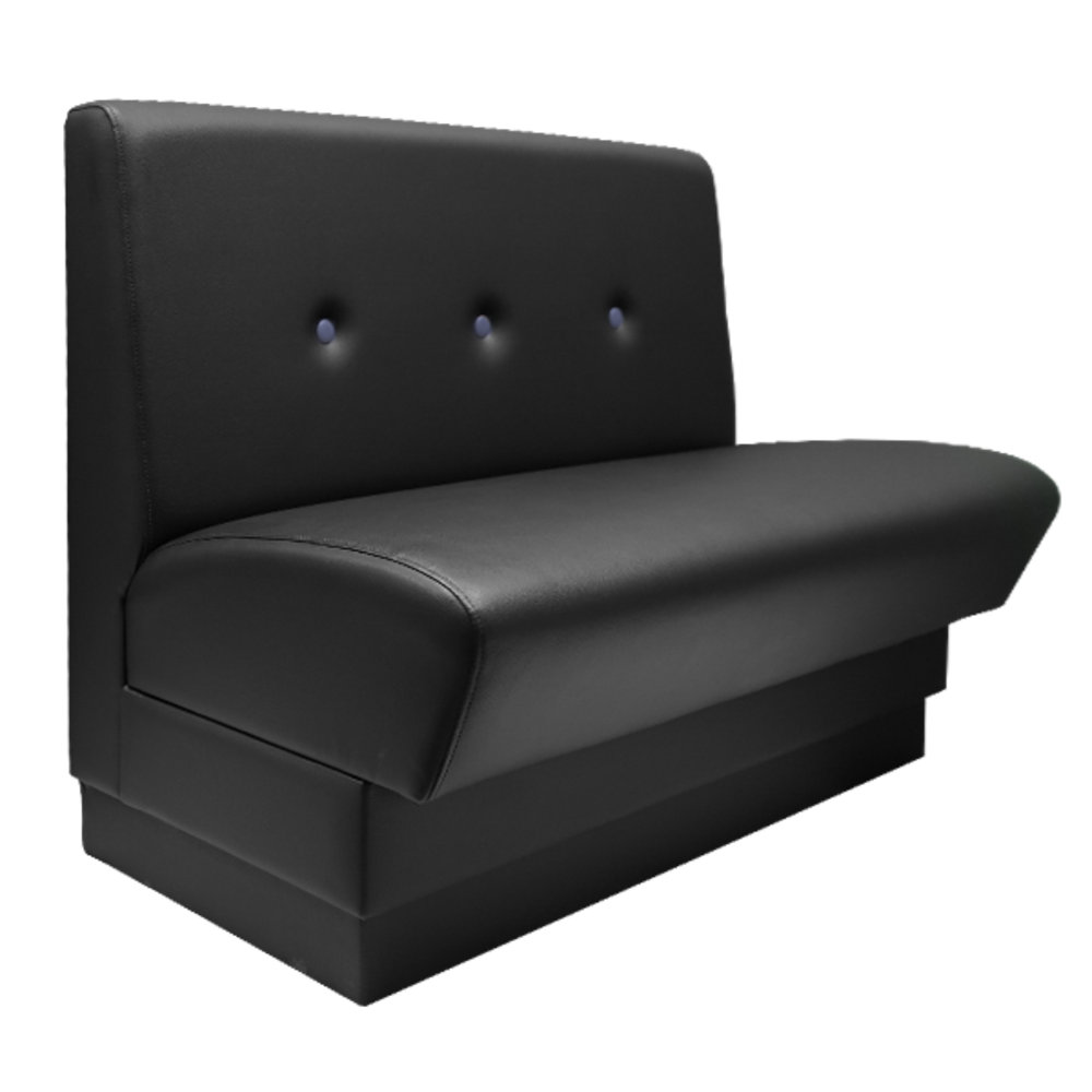 QA Group Olympic Style Single Restaurant Booth Seating - Contrast ...