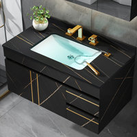 Gold Bathroom Vanities You'll Love | Wayfair
