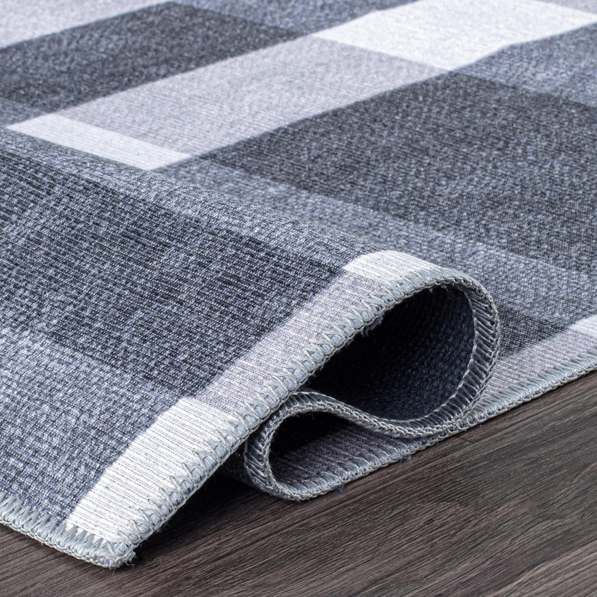 Laurel Foundry Modern Farmhouse® Chulmleigh Checkered Flatweave ...