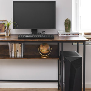 DormCo Suprima® Darkwood Computer Tower Storage Desk | Wayfair