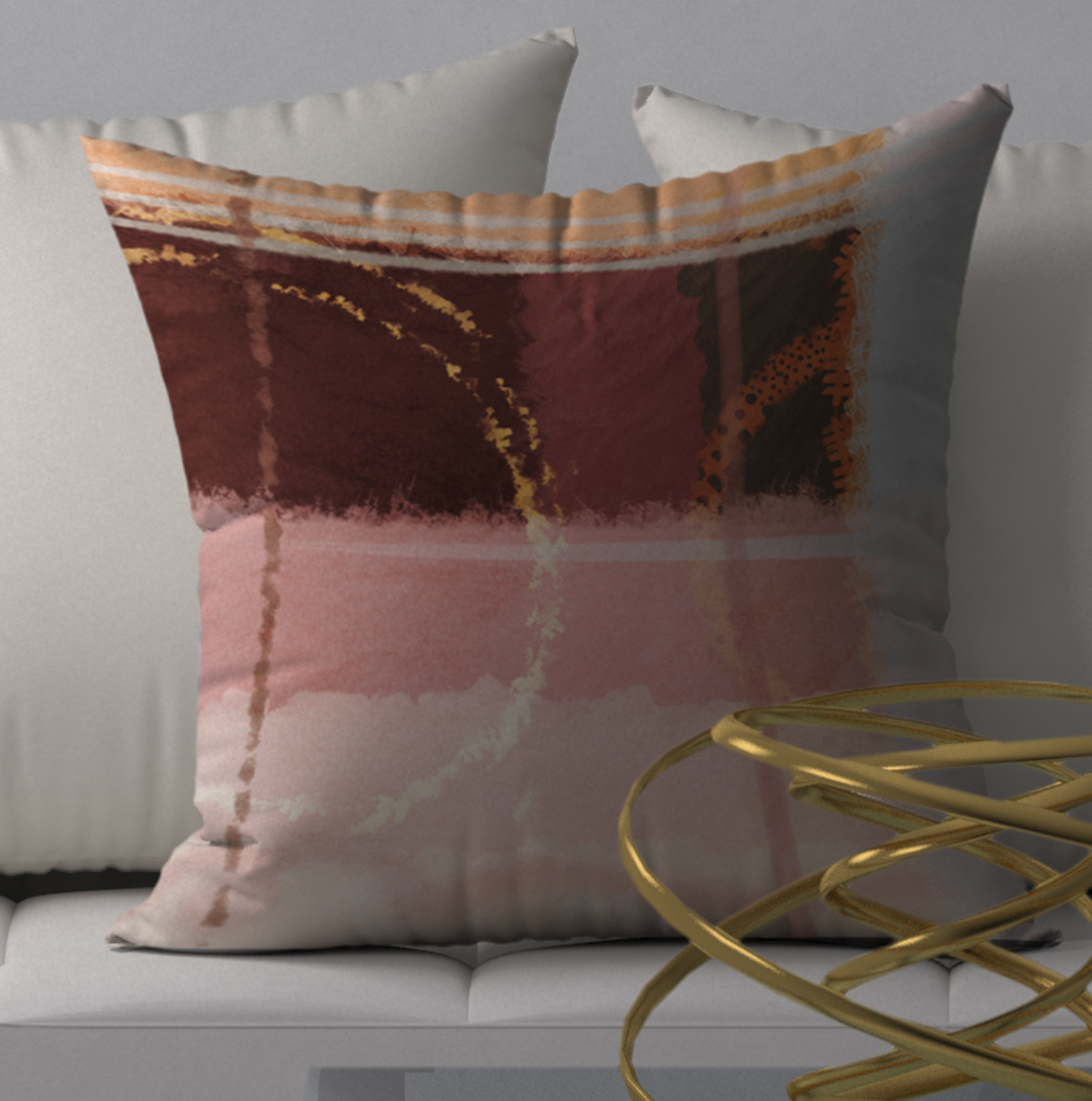 LeRoi Products Stunning Safety Square Pillow Cover & Insert | Wayfair