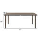 Grenada Outdoor Aluminum Gray Rectangle Dining Table | Birch Lane