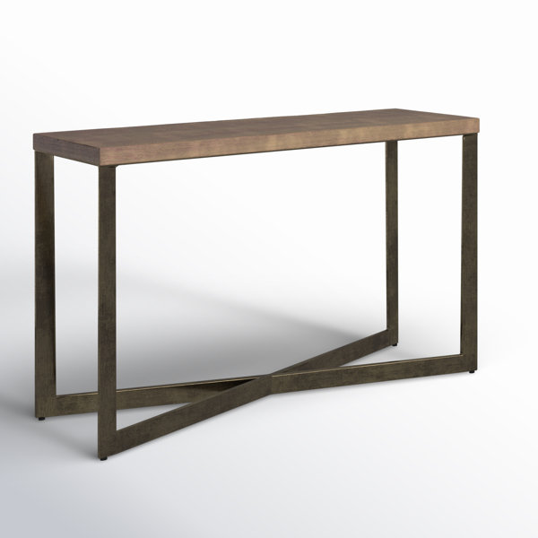 Joss & Main Tulane 50'' Solid Wood Top Console Table | Wayfair