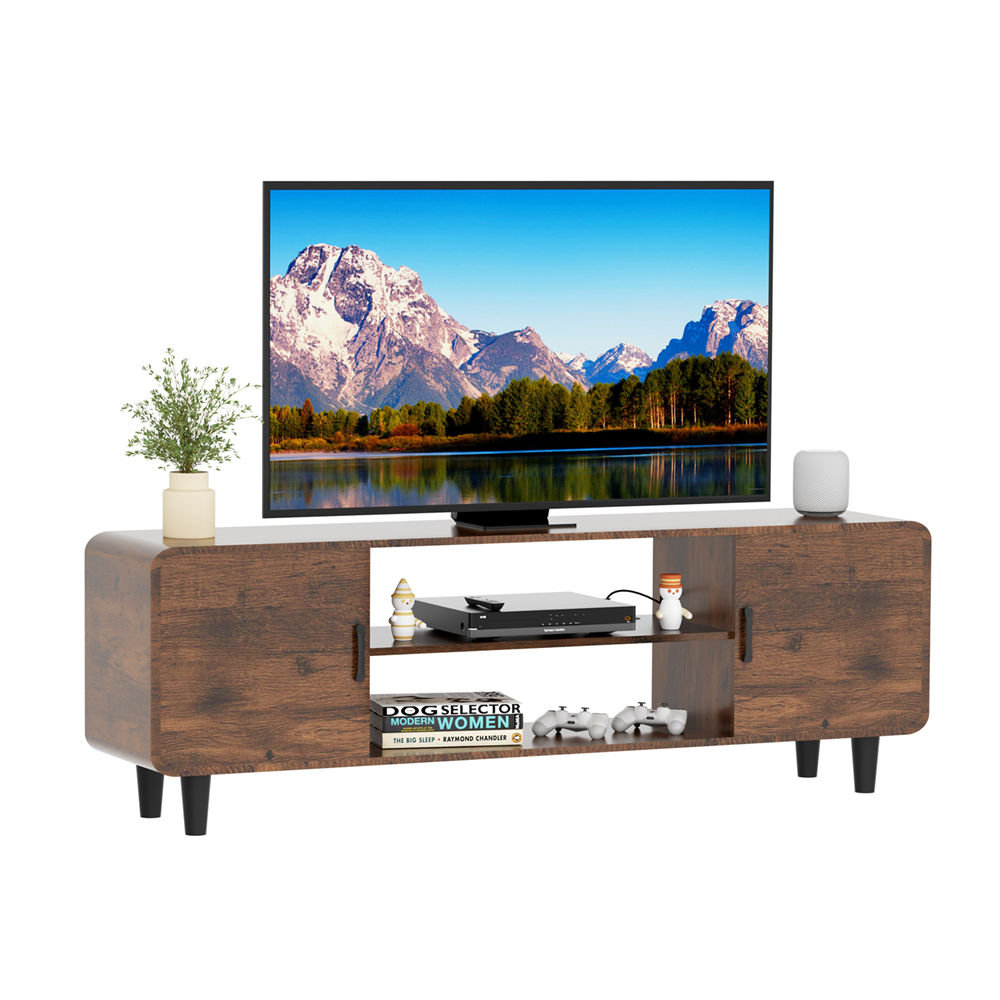 George Oliver TV Stand for 55 Inch TV, Entertainment Center with ...