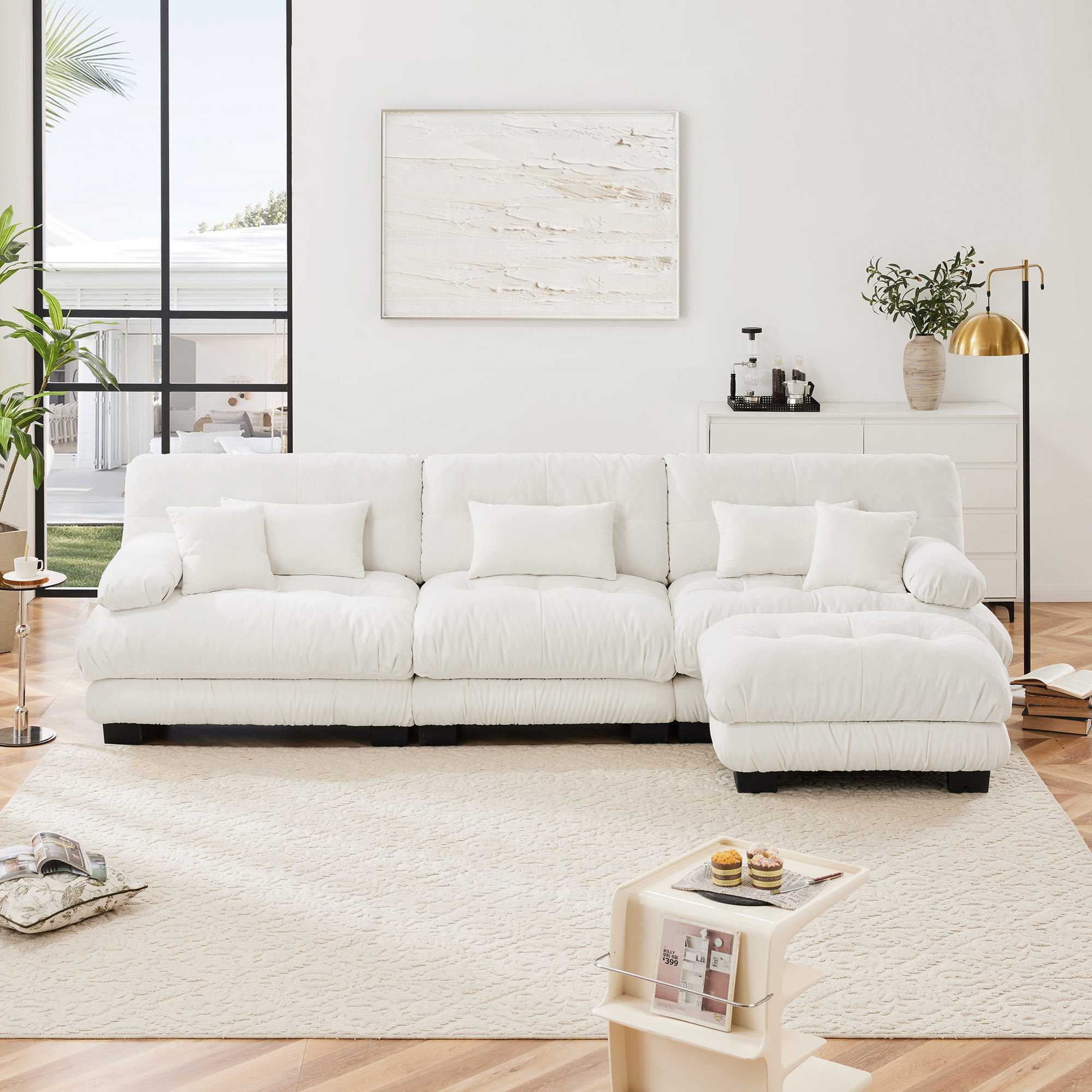 Latitude Run® Luxury Modular Sectional Sofa Couch,Oversized L Shaped ...