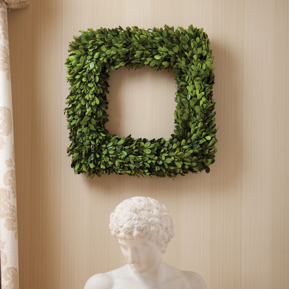 Greyleigh™ Javin Handcrafted Preserved Real Greenery 16.5'' Wreath ...