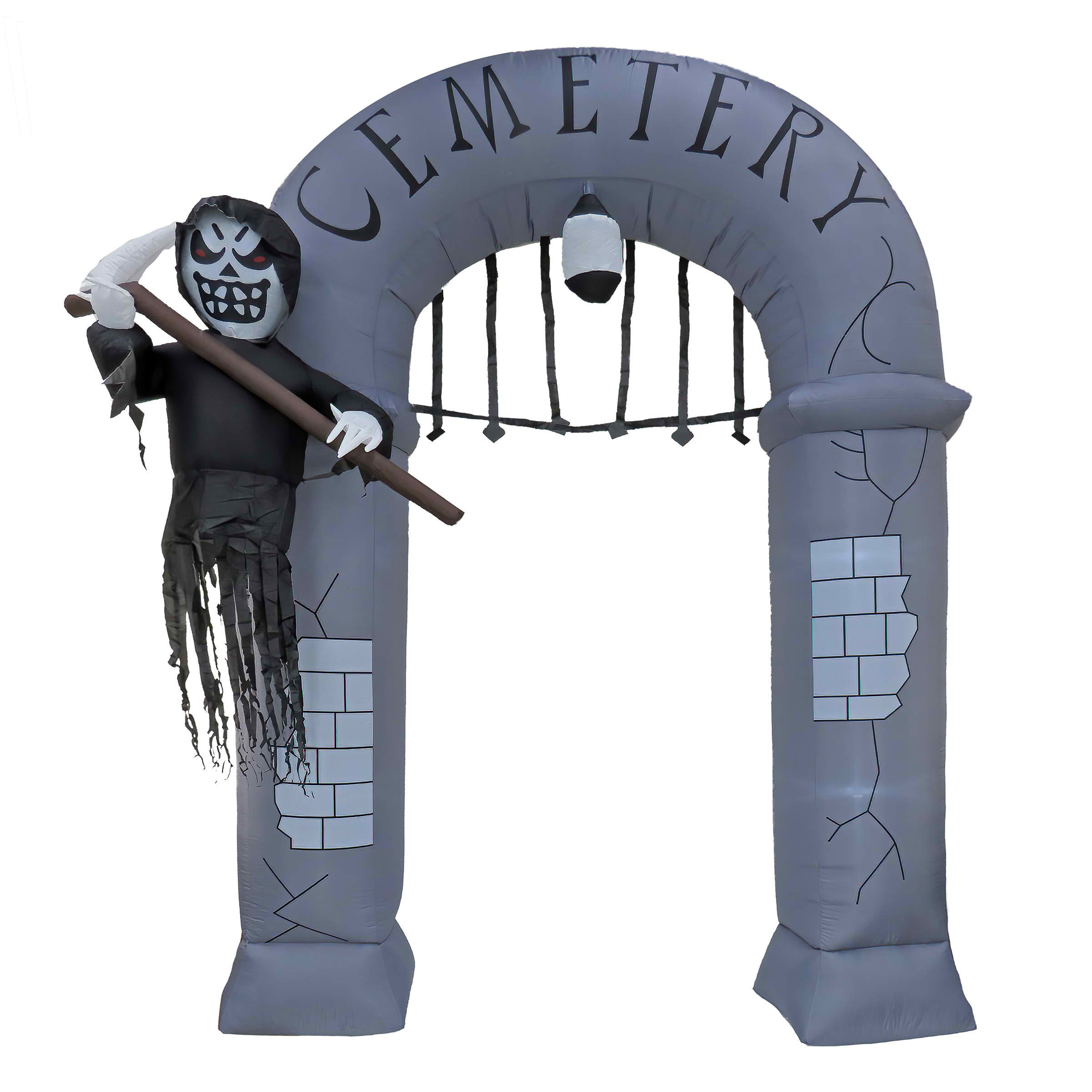 The Holiday Aisle® 12ft Inflatable Halloween Ghost Arch | Wayfair