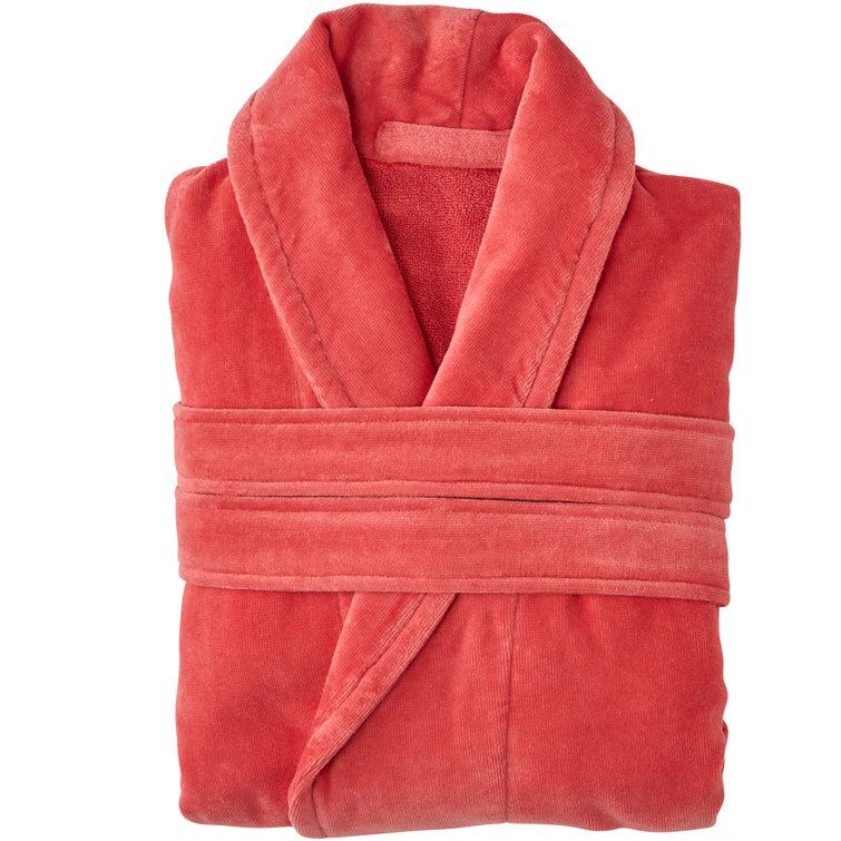 Christy Supreme 100% Cotton Velour Ankle Bathrobe with Pockets ...