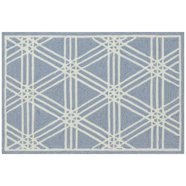 Ebern Designs Frangia Hex Indoor/Outdoor Area Rug | Wayfair