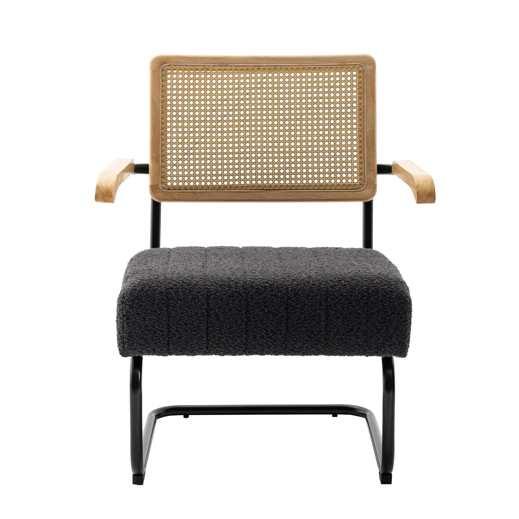 Ebern Designs Modern Industrial Slant Armchair | Wayfair