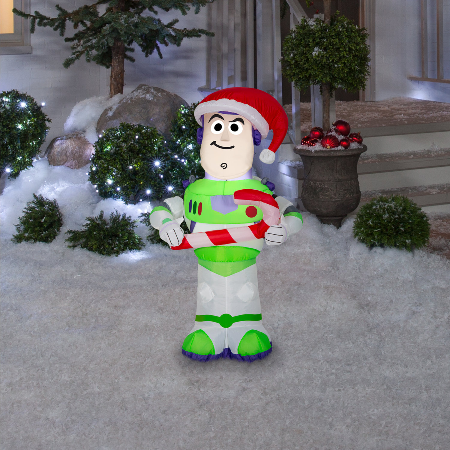 The Holiday Aisle® Toy Story Buzz Lightyear Inflatable | Wayfair