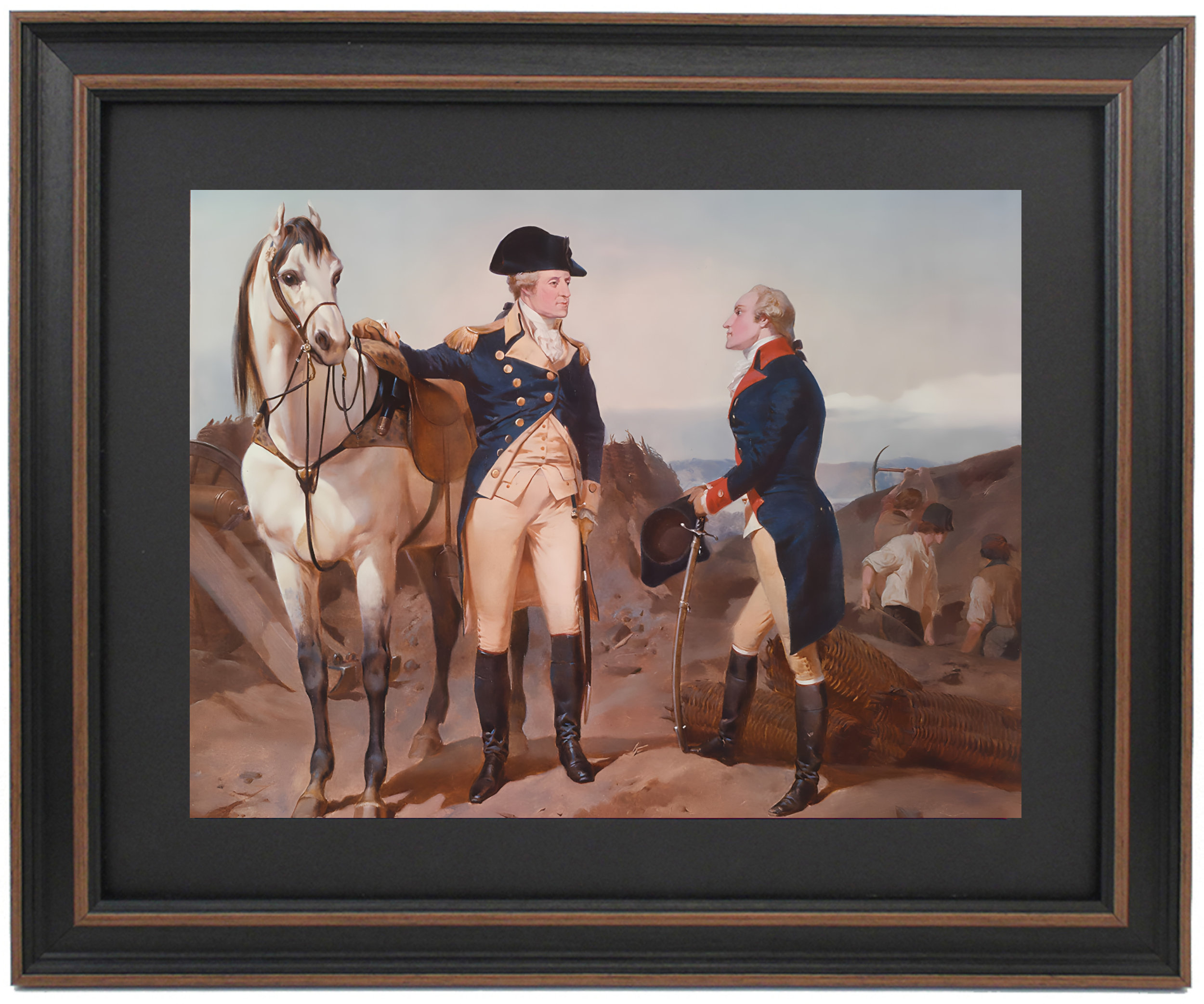 Canora Grey Framed General George Washington With Captain Alexander ...