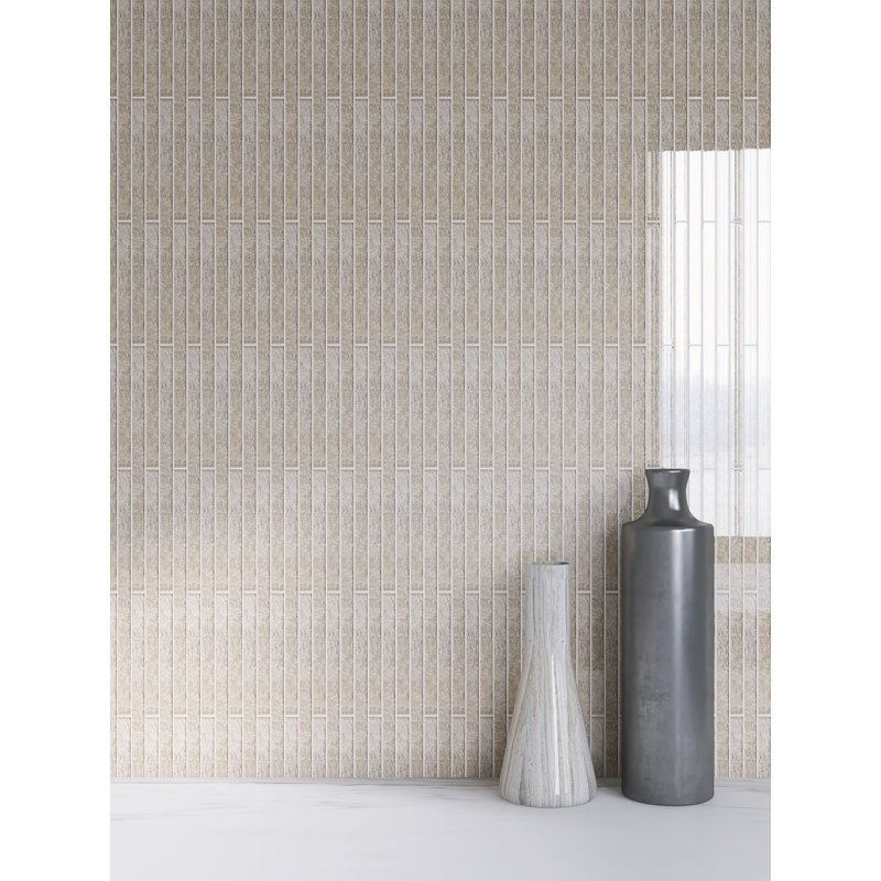 Supreme Tile Pencil 12'' x 0.5'' Glass Listello & Reviews | Wayfair