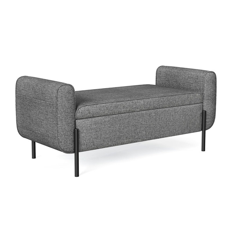 Hokku Designs Syeda Foam Padding Upholstered Storage Bench | Wayfair