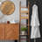 Casafield 2pk Hanging Baskets w/ Hooks, Woven Wall Mount Storage Bins ...