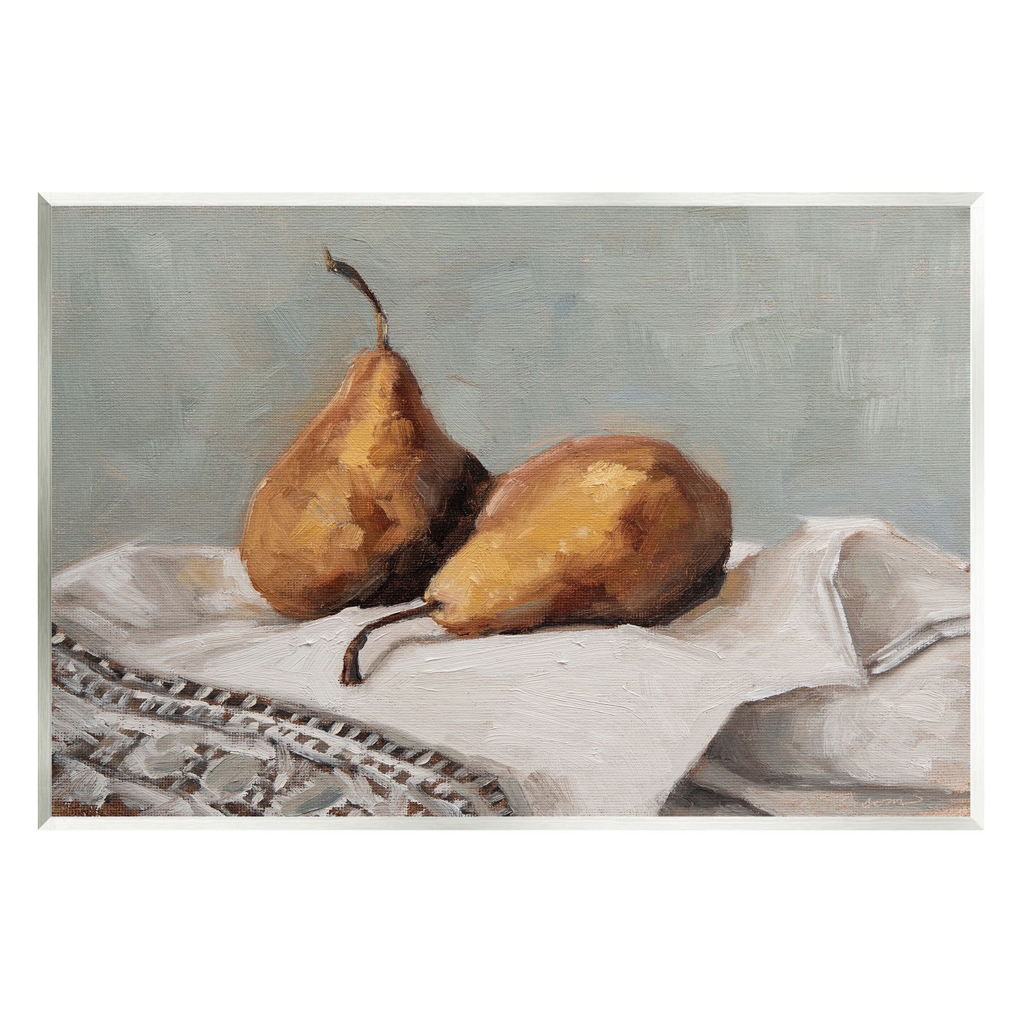 Stupell Industries Traditional Pears Still Life Wall Plaque Art by ...