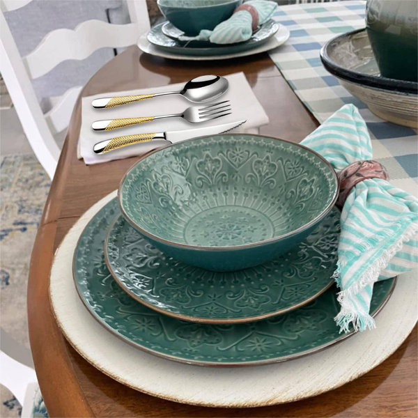 Bungalow Rose Klarika 36 Piece Dinnerware Set - Service for 4 | Wayfair