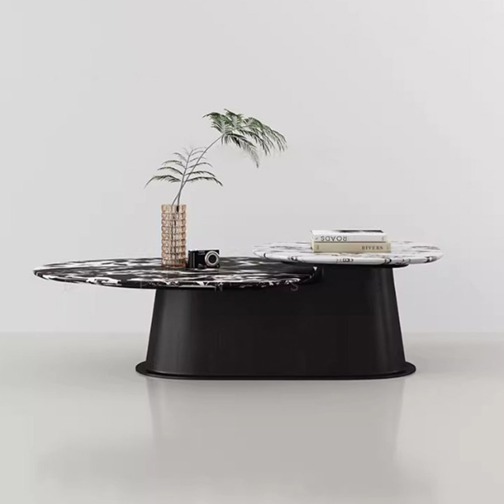 The Invincibles home Light luxury abnormity art marble coffee table ...