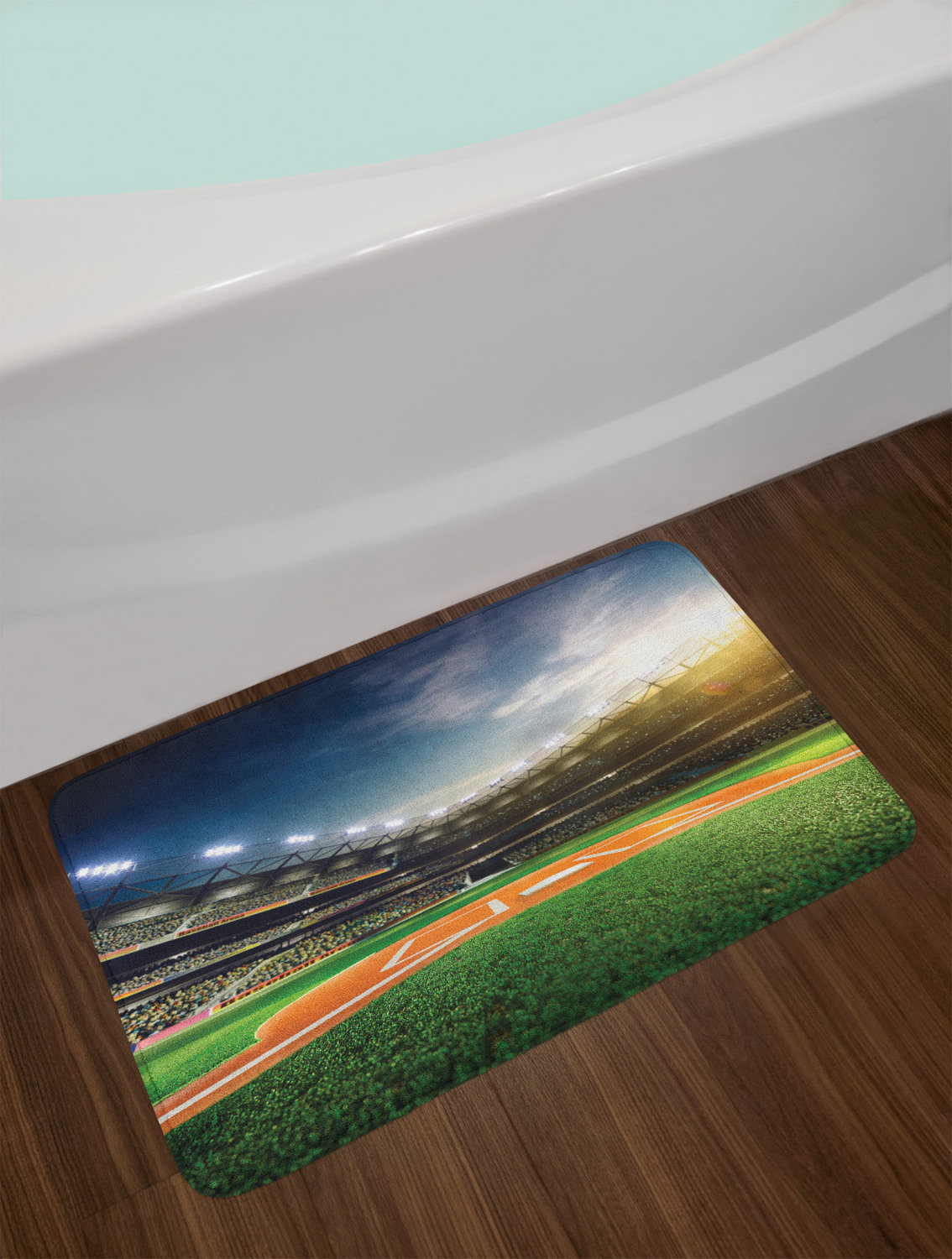 East Urban Home Game Thirll Concept Digitally Generated Stadium Arena ...