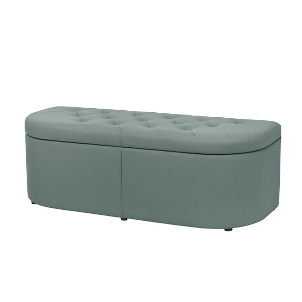 Latitude Run® Khyrin Faux Leather Flip Top Storage Bench & Reviews ...
