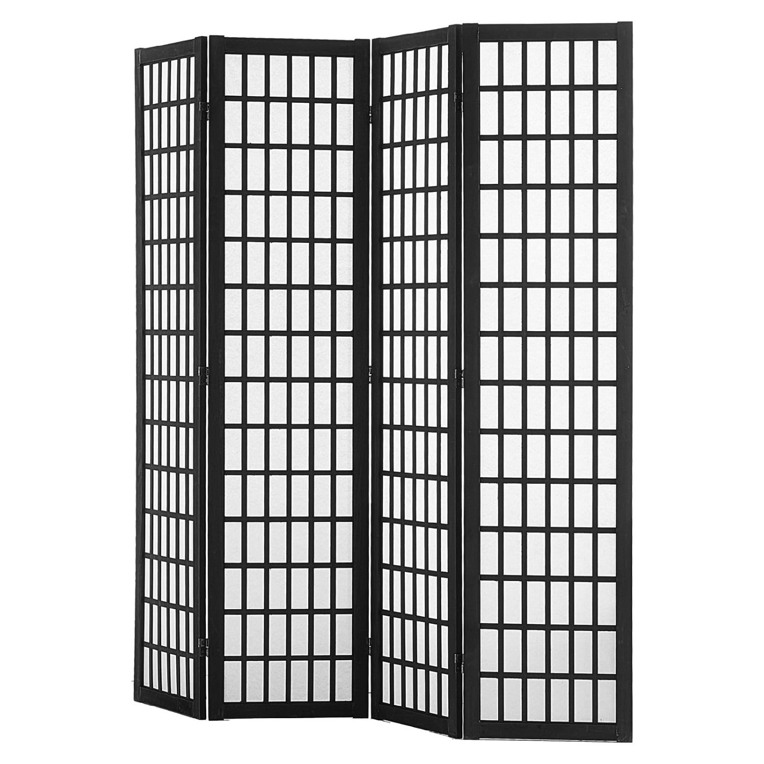 Corrigan Studio® Room Divider, 4 Panel Japanese Room Divider, Wood ...