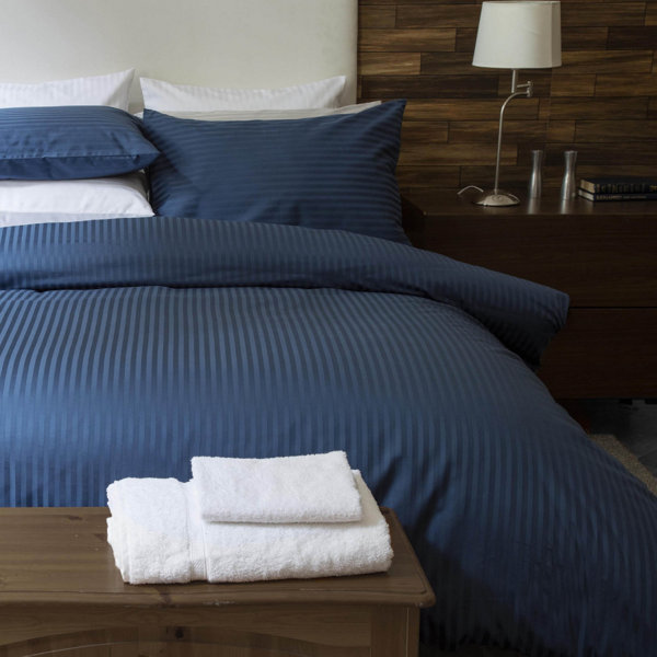 Ebern Designs Ahlstrom Solid Colour Duvet Cover Set with Pillowcases ...