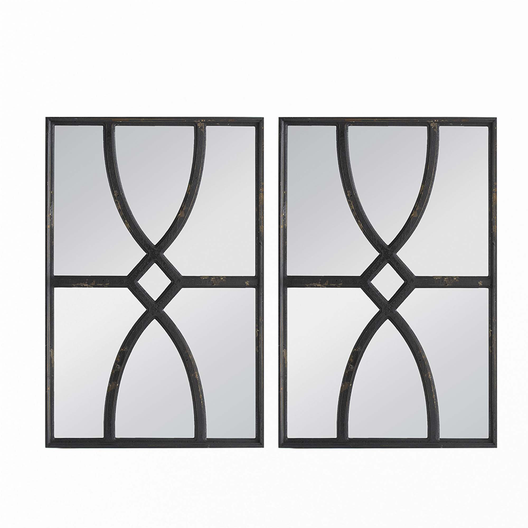 Ophelia & Co. 16"X23"Rectangular Wooden Wall Mirrors | Wayfair