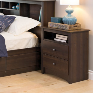 Espresso Wood Nightstands You'll Love | Wayfair