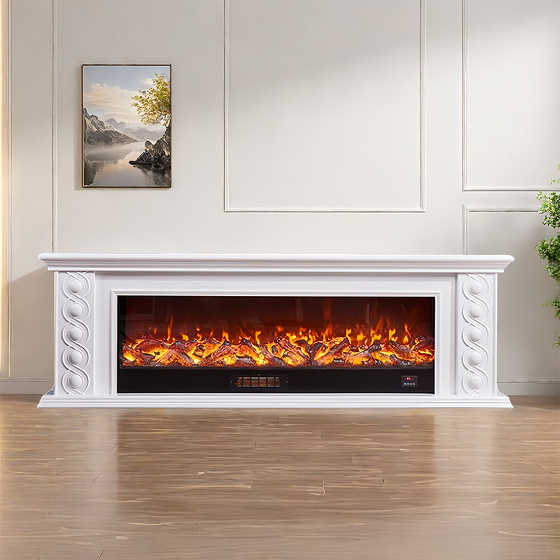 Elegant Home Furnishings.s European-style fireplace TV cabinet | Wayfair