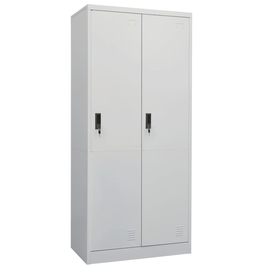 Rebrilliant Wardrobe Armoire Clothes Storage Closet with 2 Lockable ...