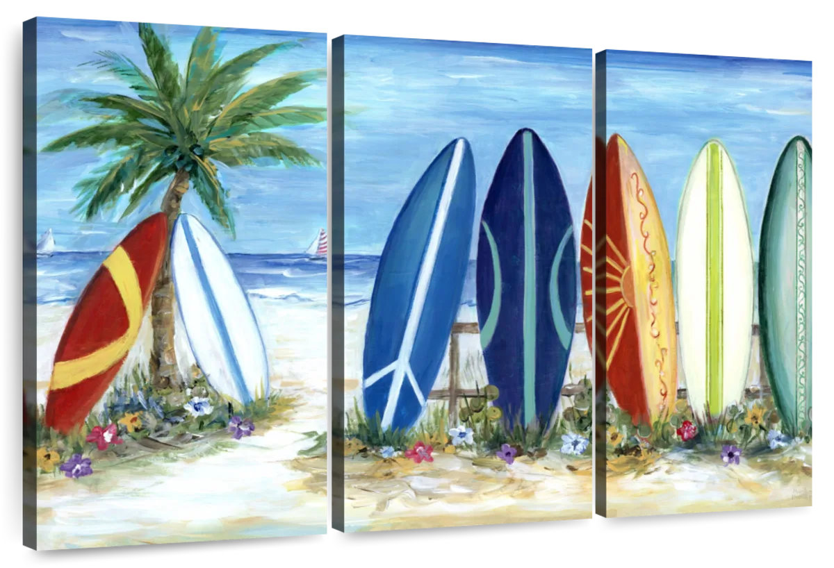 Elephant Stock Surf's Up Surfboards - Wayfair Canada