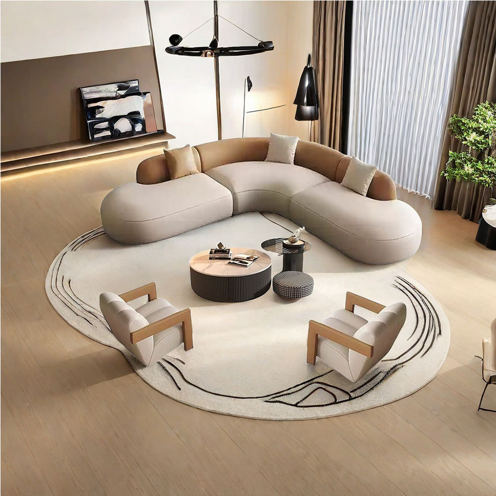 Danbenla design Curved meeting corner shaped sofa - Wayfair Canada