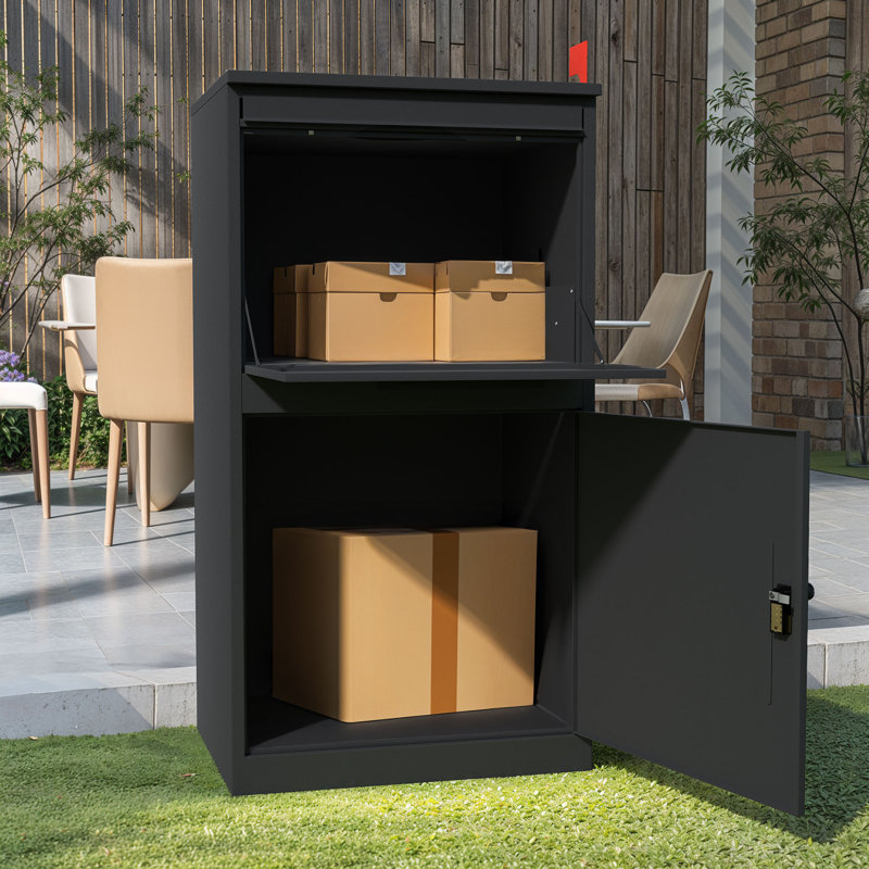 Balconera Lockable Package Delivery Boxes, Large Galvanized Steel ...