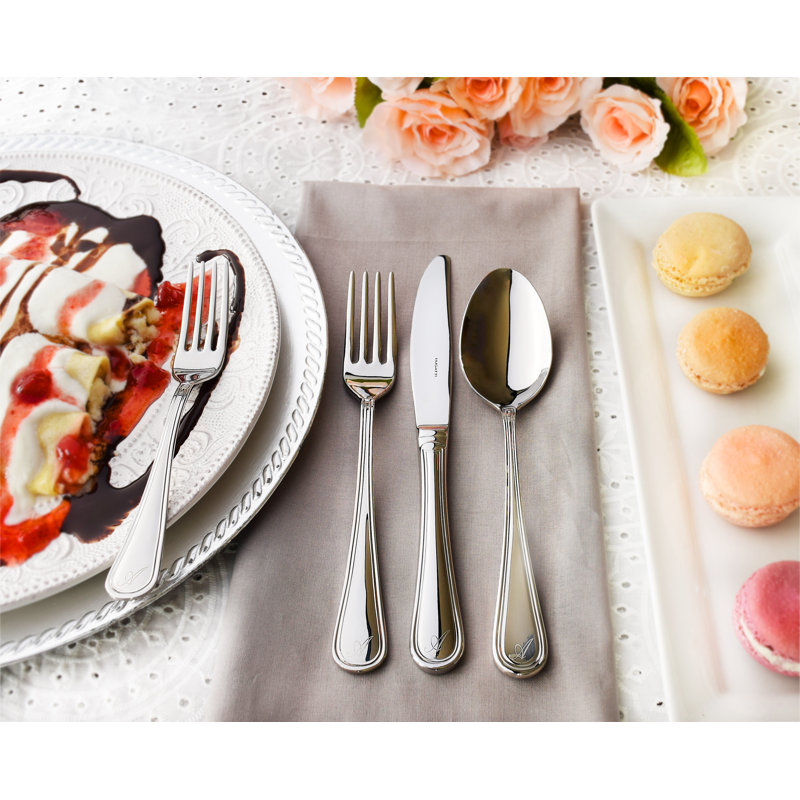 Bugatti Italy England 5 Piece 18/10 Stainless Steel Flatware Set ...