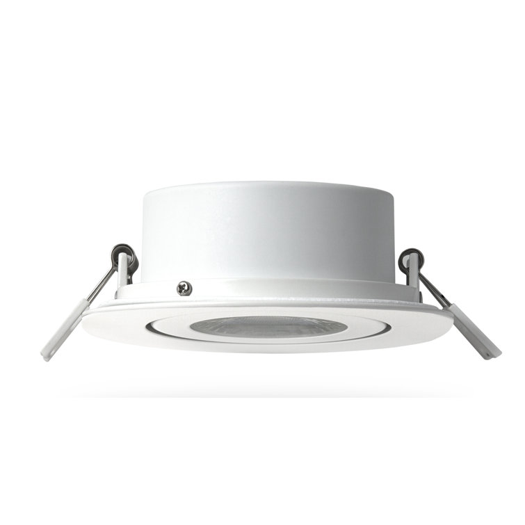 QPLUS 4 Inch Airtight Eyeball Gimbal LED Recessed Light, 10W, Dimmable ...