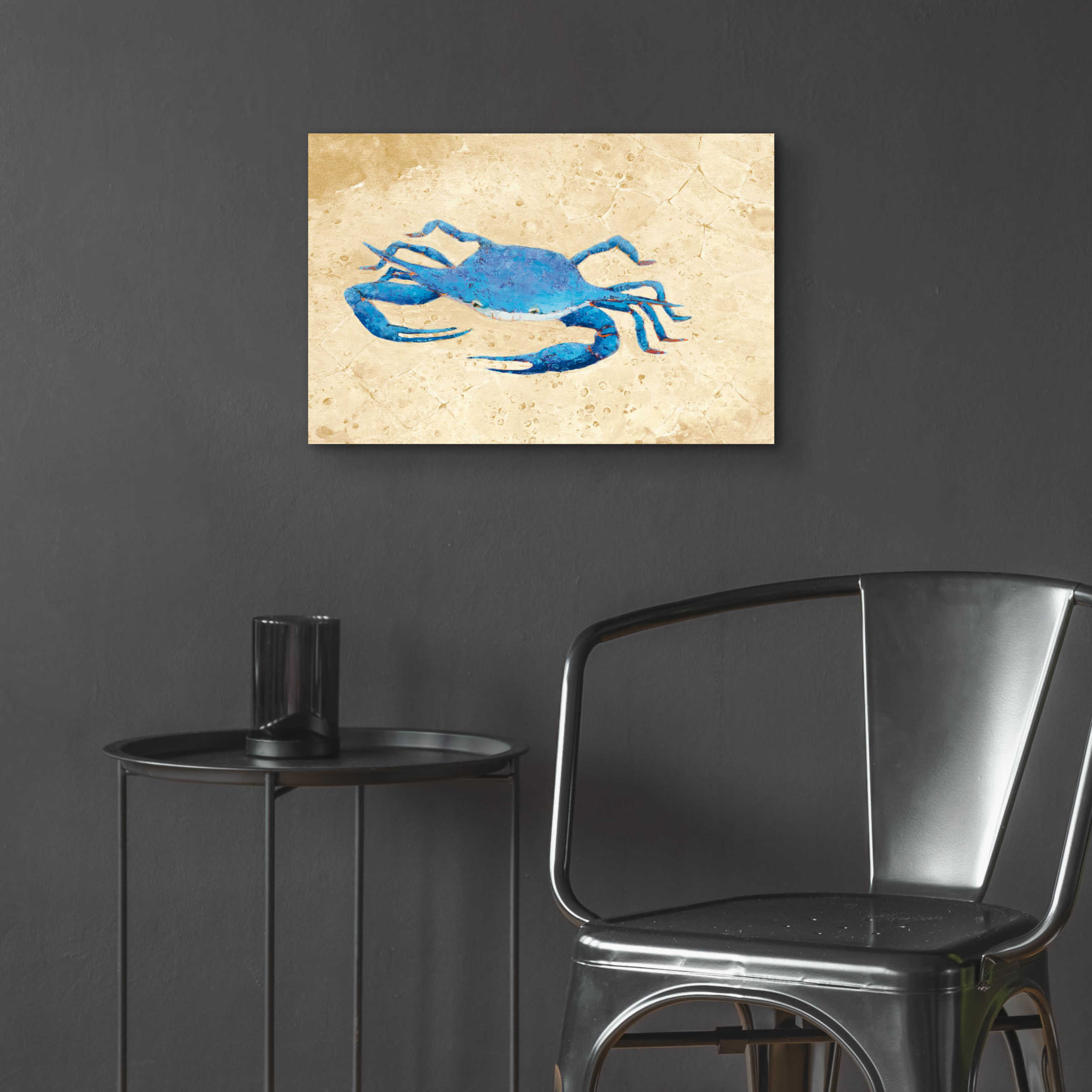 Dovecove Blue Crab V Neutral Crop' by Phyllis Adams, Acrylic Glass Wall ...