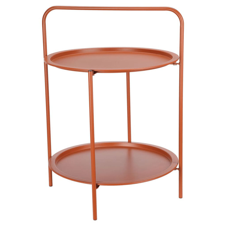 17 Stories Kosalya Round 66Cm Outdoor Side Table | Wayfair.co.uk