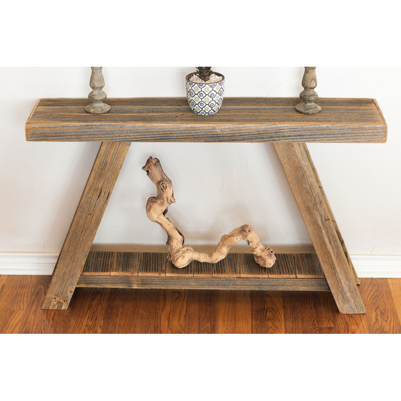 Millwood Pines Console en bois massif 46 po Lagho et Commentaires ...