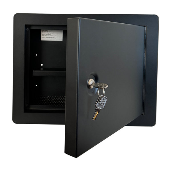 Plugsharge In-wall Safe With Key Lock – Heavy-duty Steel Lockable ...